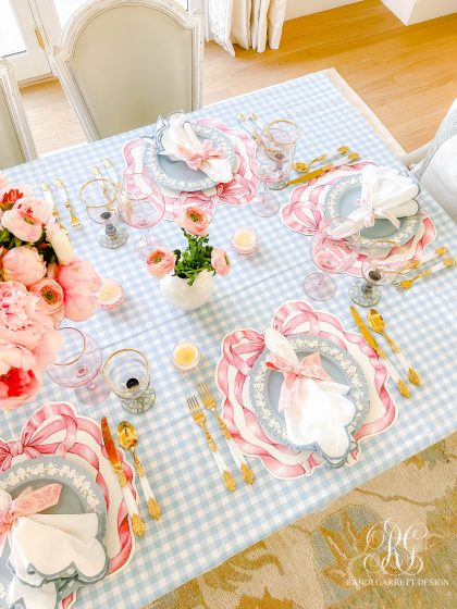 Bow Spring Easter Table - Randi Garrett Design