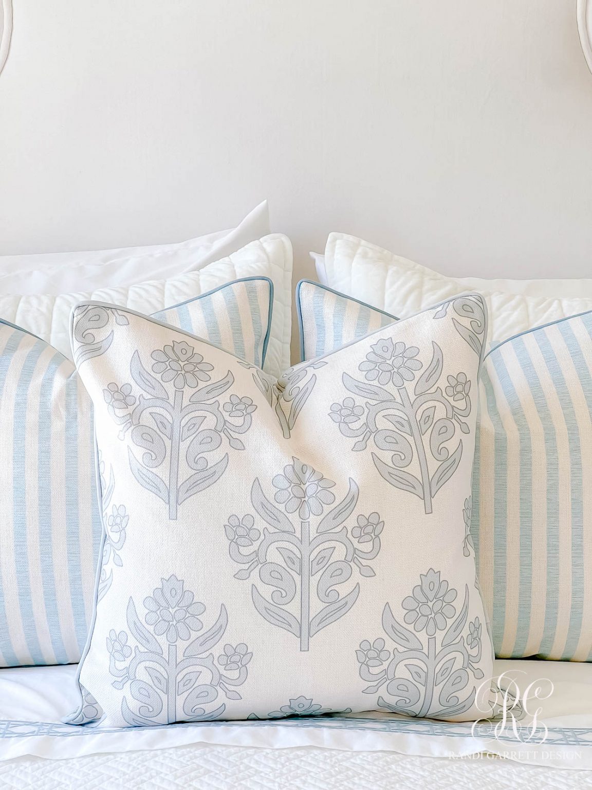 My Look for Less Queen Bed Styling - Randi Garrett Design