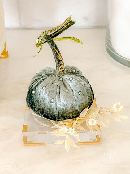 8 Ways to Style Velvet Pumpkins for Fall - Randi Garrett Design