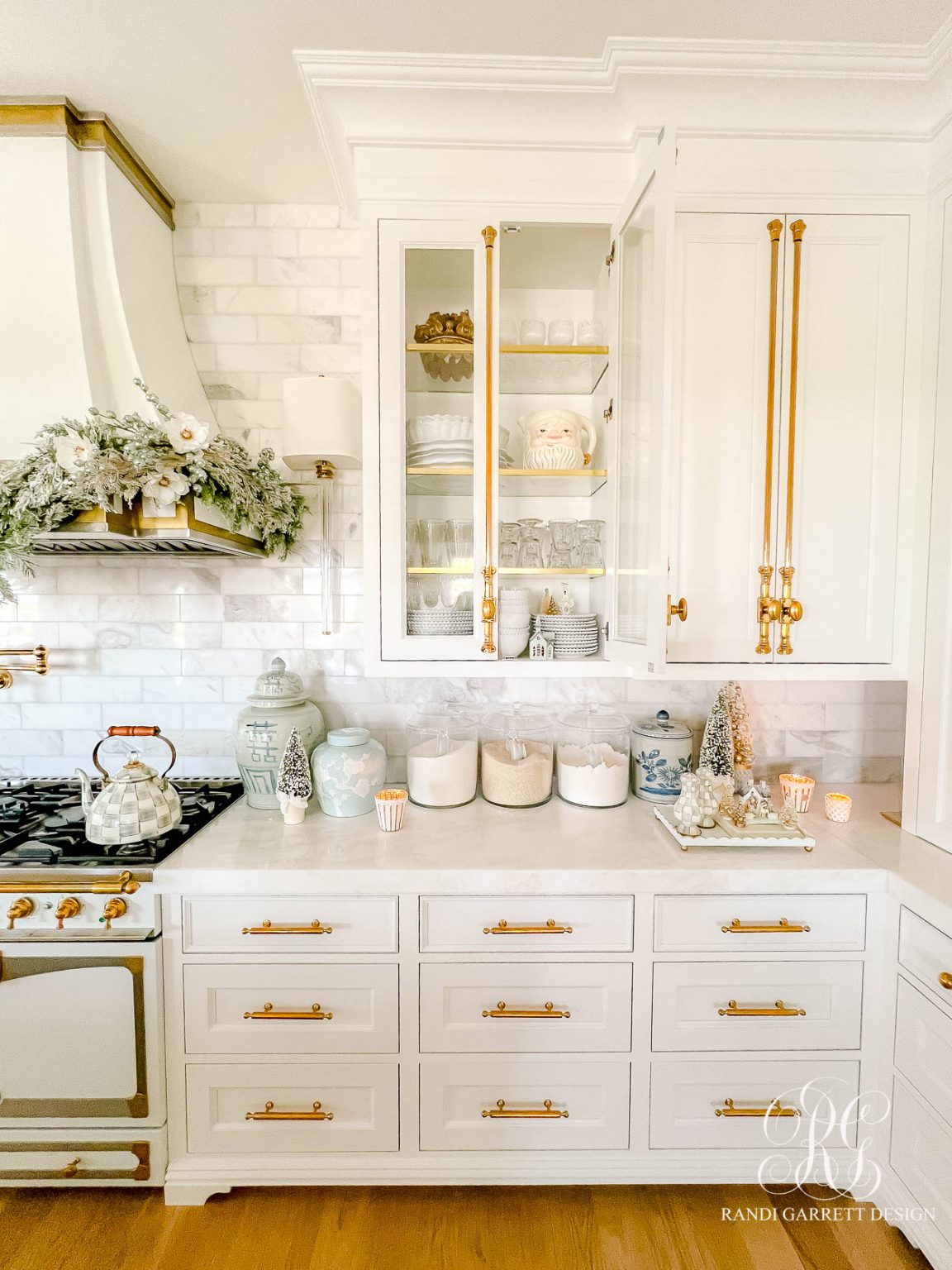 Whimsical Christmas Kitchen Tour - Randi Garrett Design