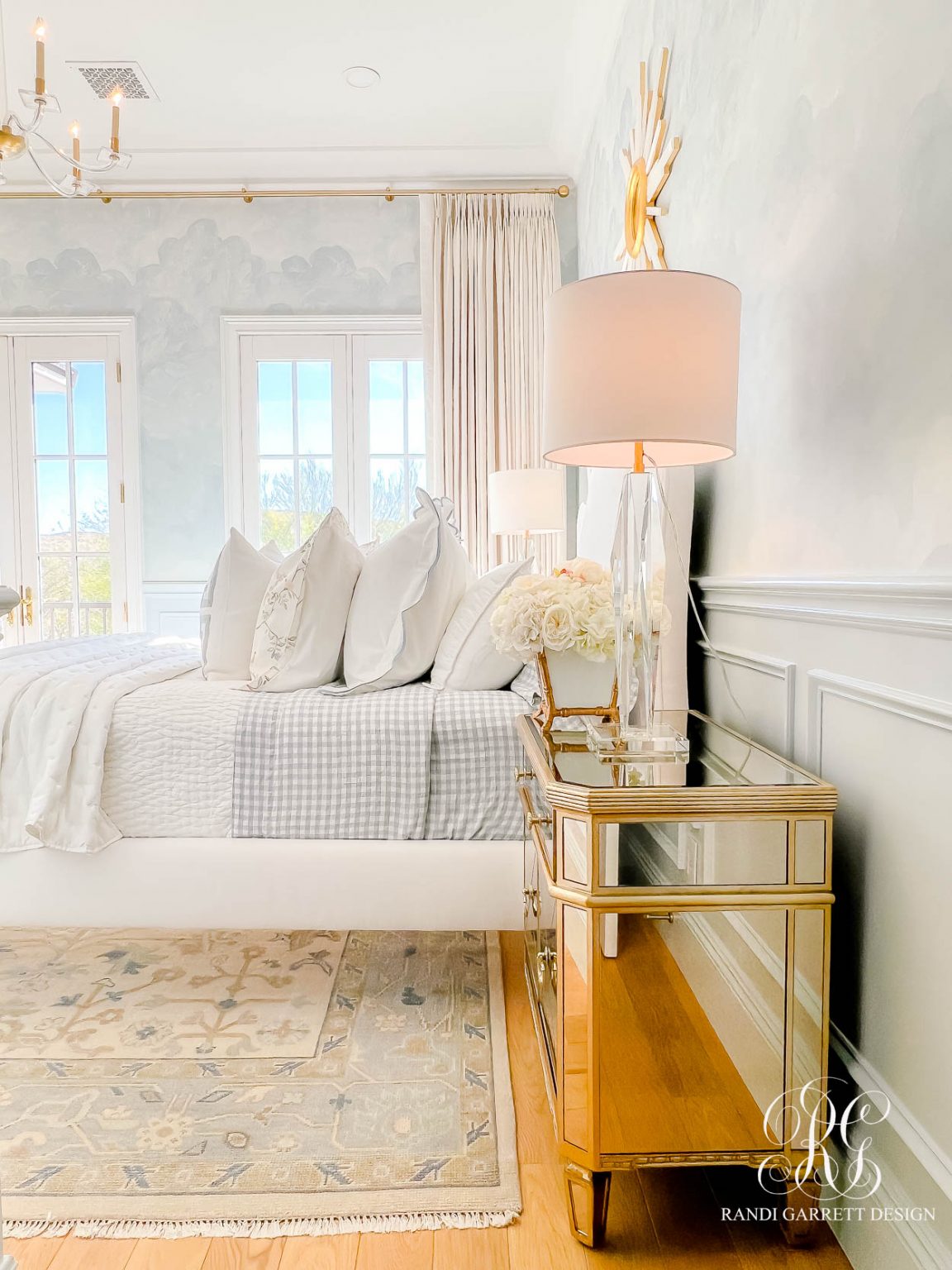 Guest Bedroom Reveal: A Dreamy Retreat with Cloud Wallpaper and ...