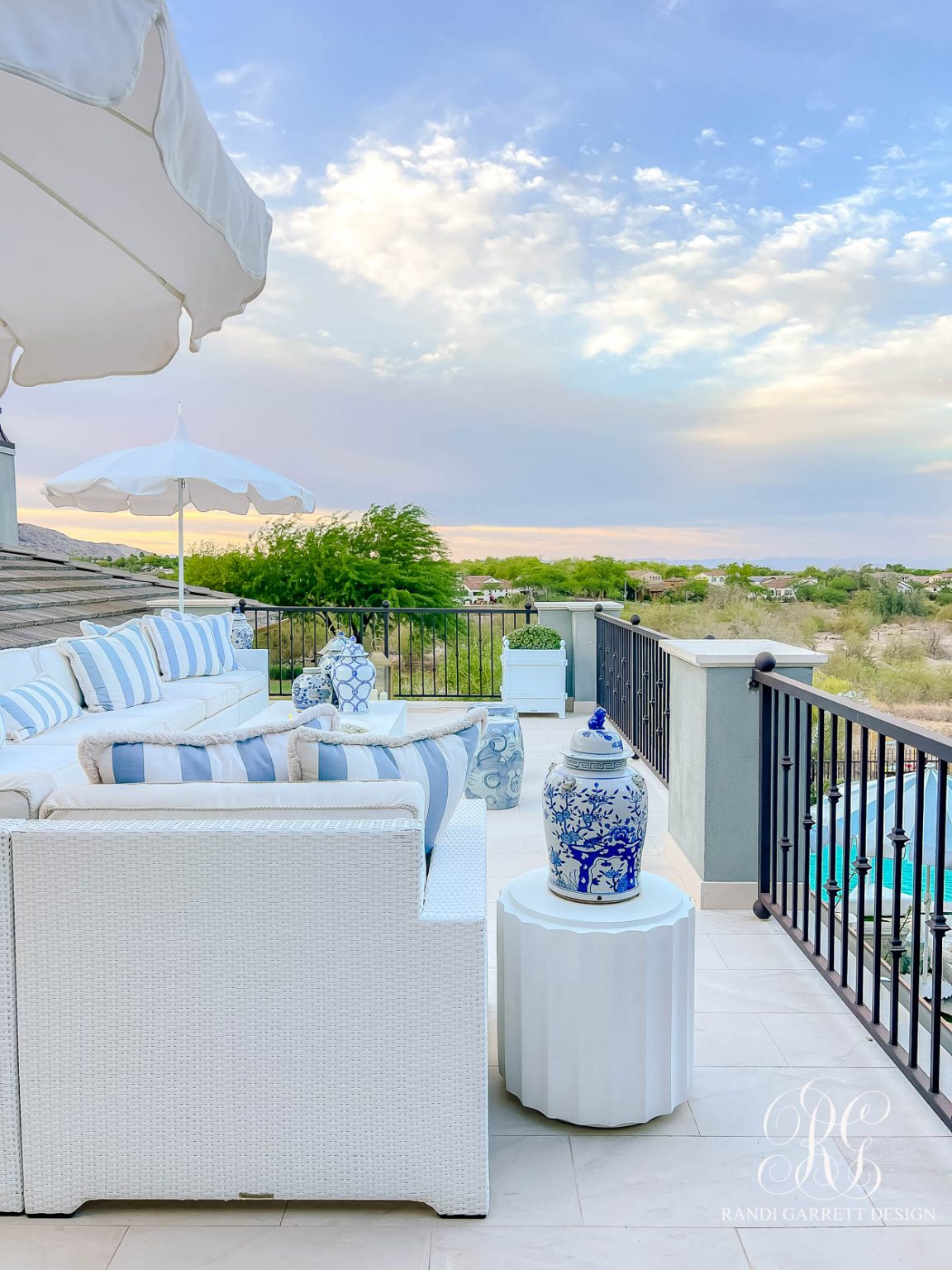 Our View Deck Reveal: Coastal Comfort with Timeless Charm - Randi ...