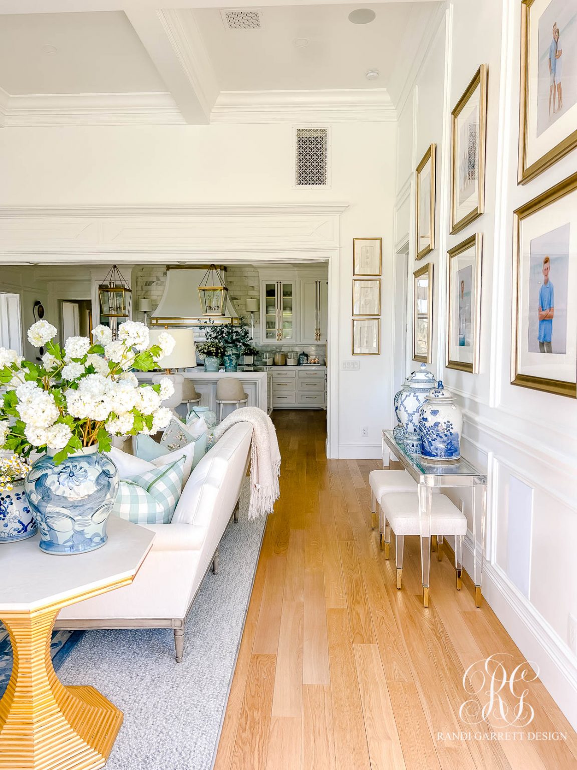 A Light & Fresh Summer Family Room Refresh - Randi Garrett Design