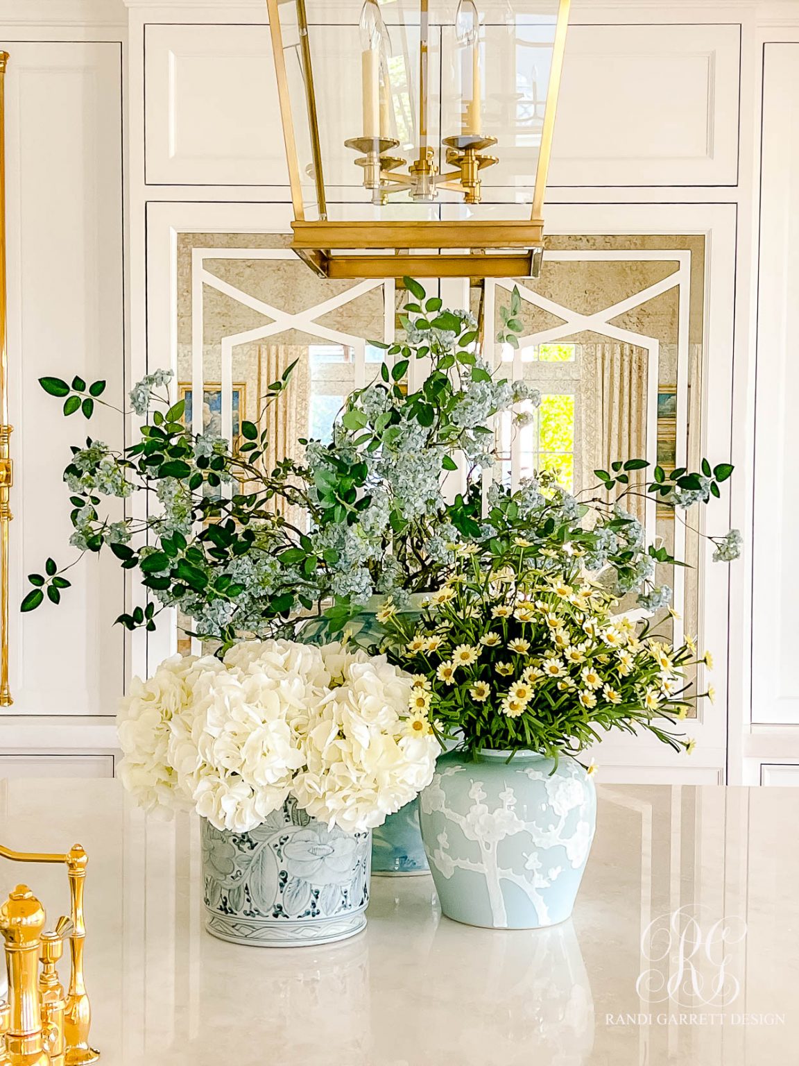 Summer Kitchen Home Tour: Blue & White Whimsy - Randi Garrett Design