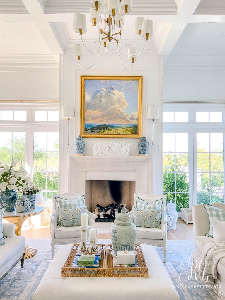 A Light & Fresh Summer Family Room Refresh - Randi Garrett Design