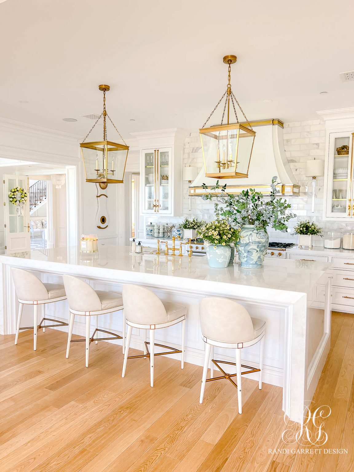 Summer Kitchen Home Tour: Blue & White Whimsy - Randi Garrett Design