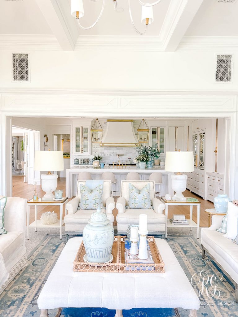 A Light & Fresh Summer Family Room Refresh - Randi Garrett Design