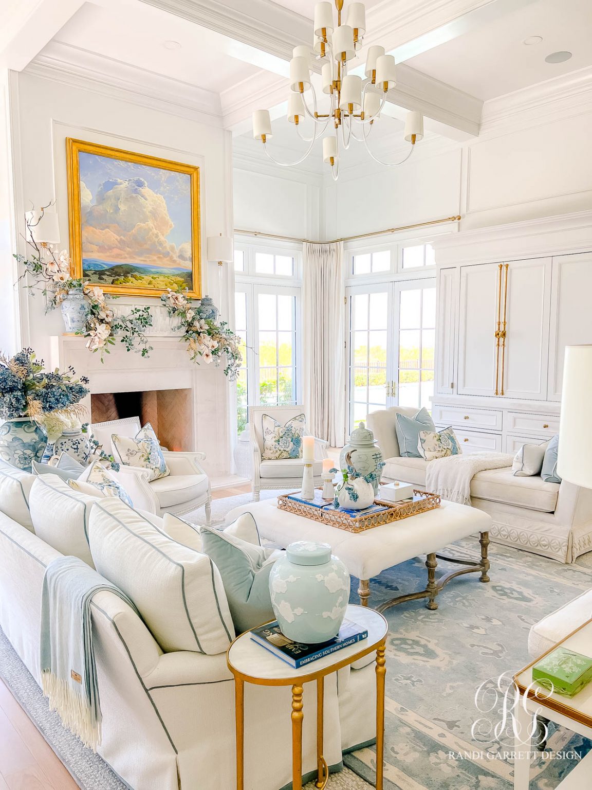 Summer Fades to Fall Family Room Tour - Randi Garrett Design